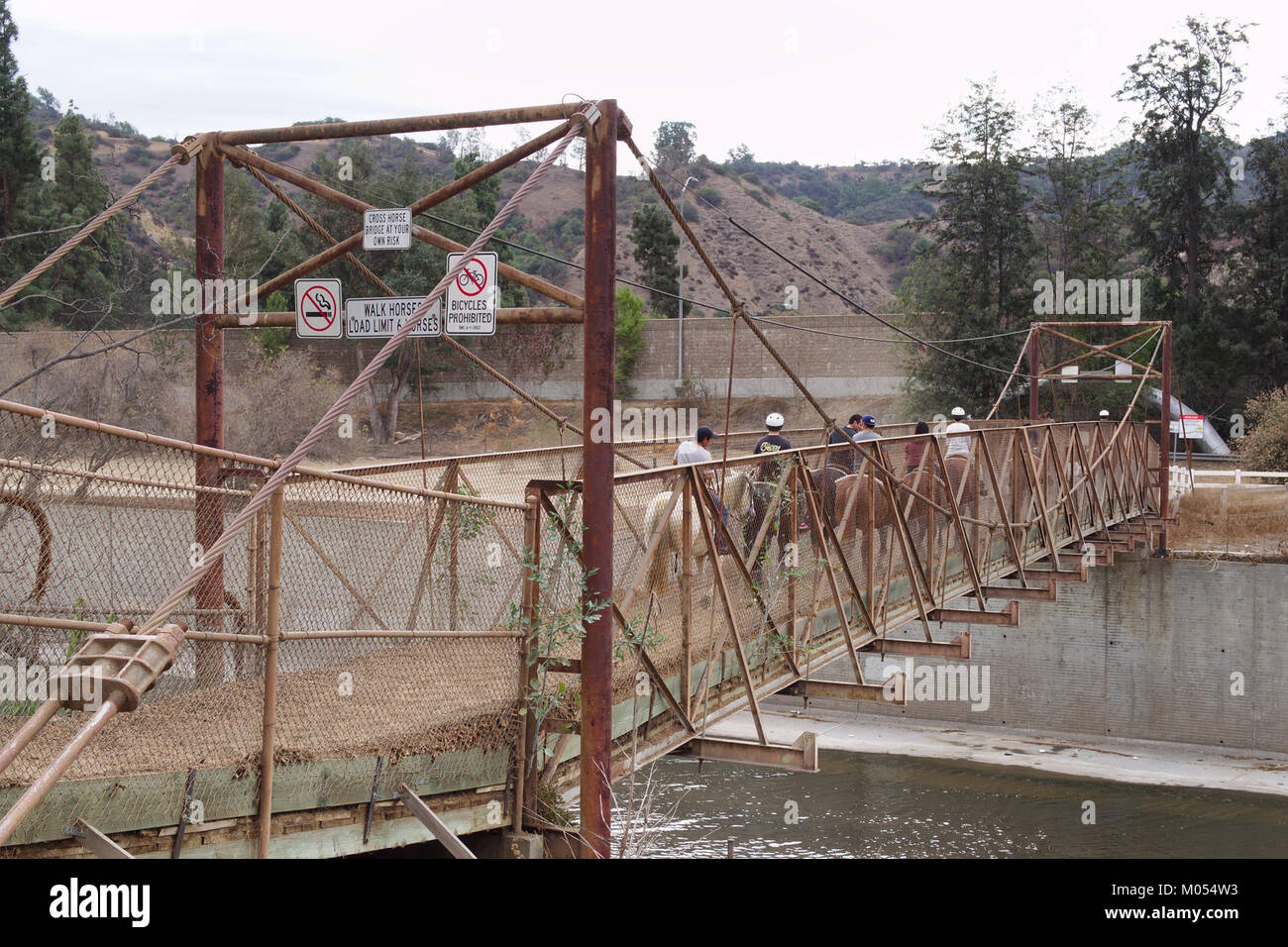 The Burbank Mariposa Street Bridge, photographed in 2016, is an ...