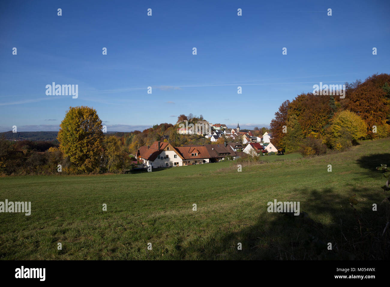Photograph of Burg Hartenstein, a historic castle located in Germany ...
