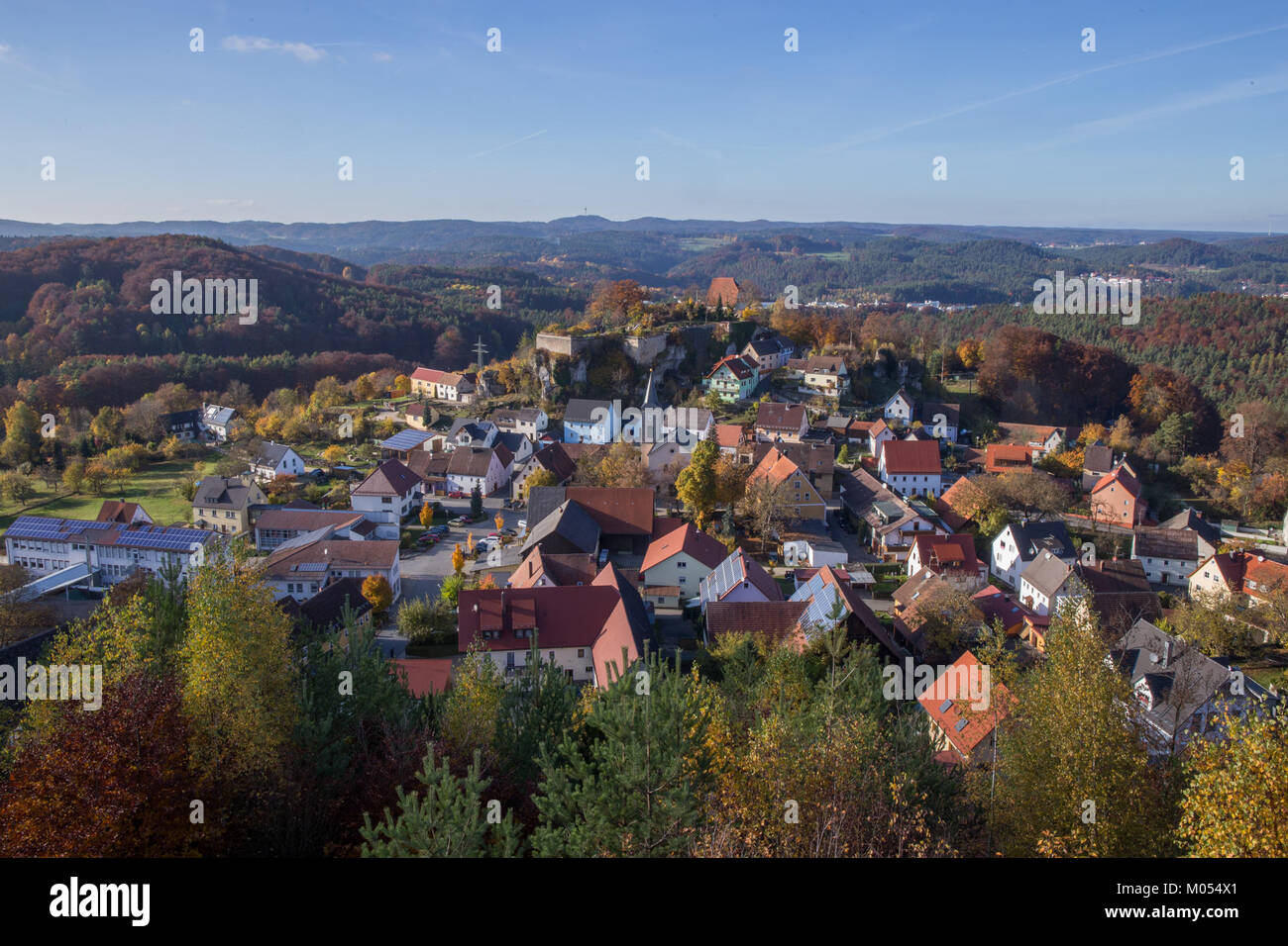 Burg Hartenstein, a historical castle in Germany, is renowned for its ...