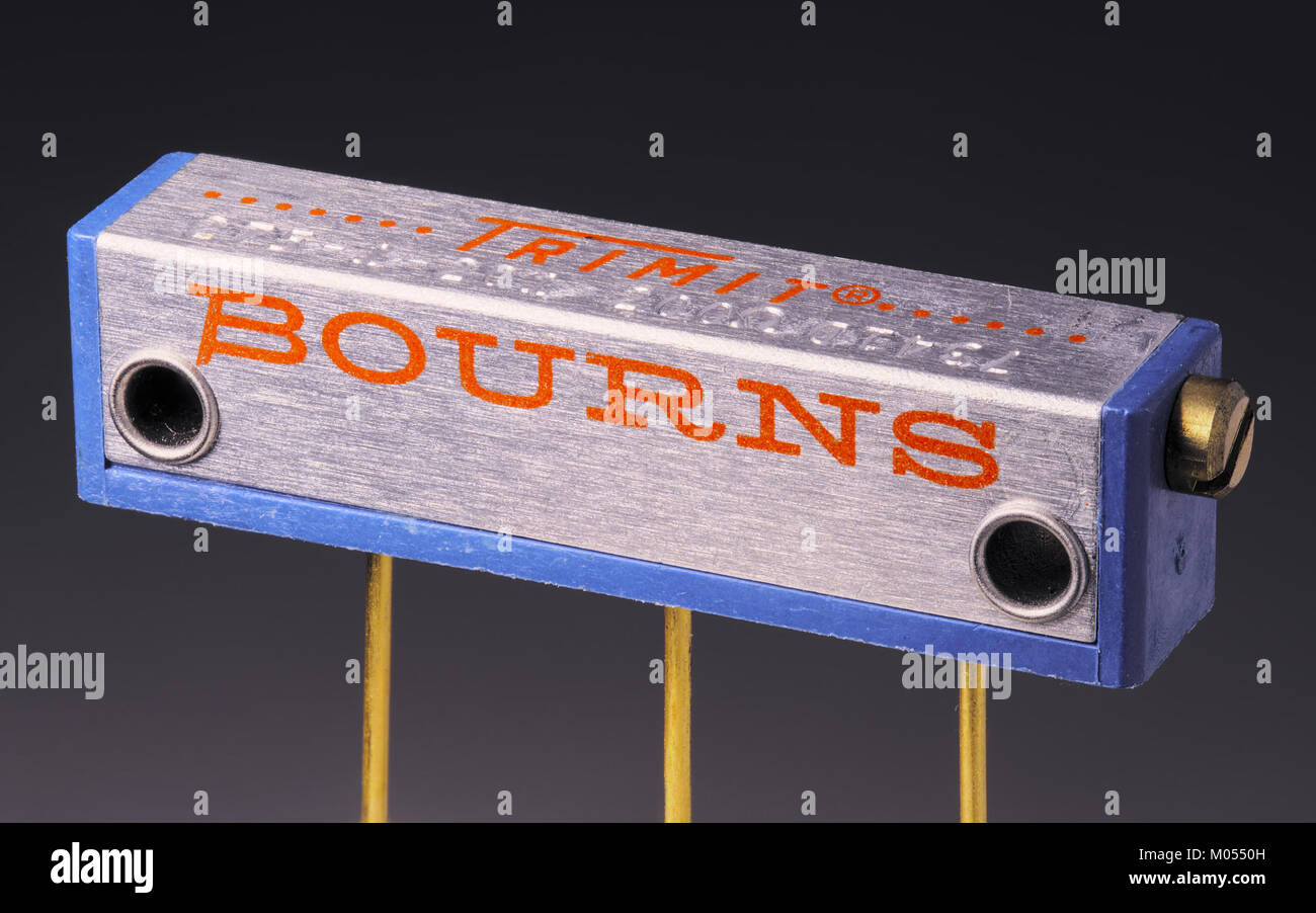 The Bourns TRIMIT trimming potentiometer is a precise electronic ...