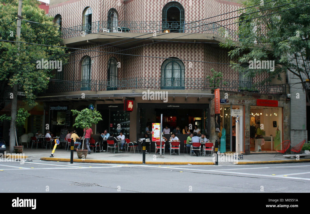 A popular cafÃ© located in Mexico City, known for its vibrant ...