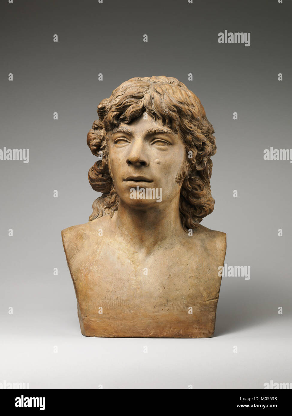 This bust represents a man, likely a historical or cultural figure ...