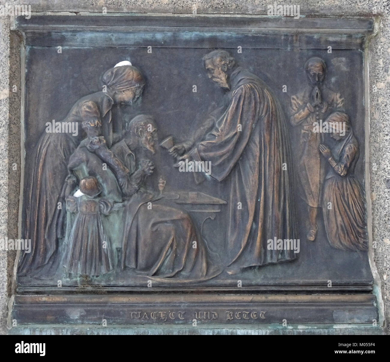 The Honterus Statue in Brasov, Romania, commemorates Johannes Honterus ...