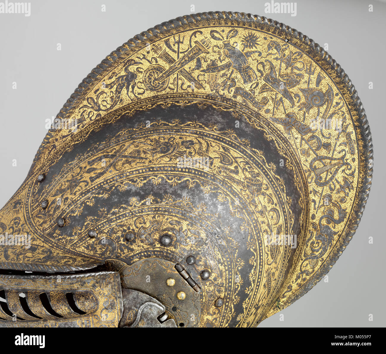 The Burgonet with Buffe is a historical piece of armor from the ...