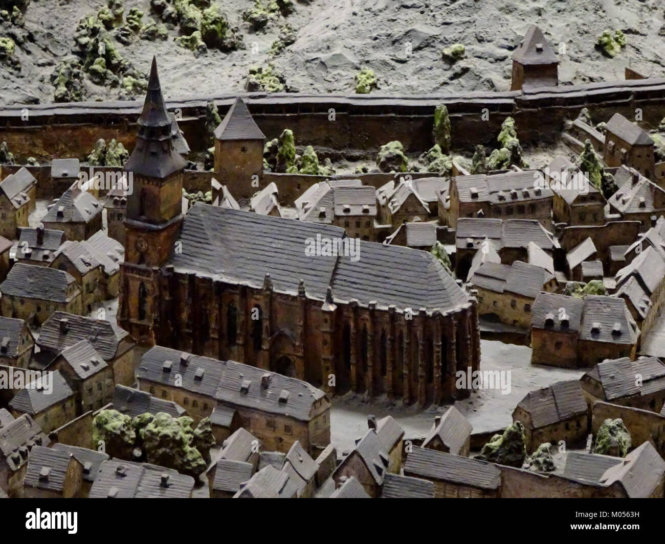 The Black Church in Brasov, Romania, is an iconic Gothic structure ...
