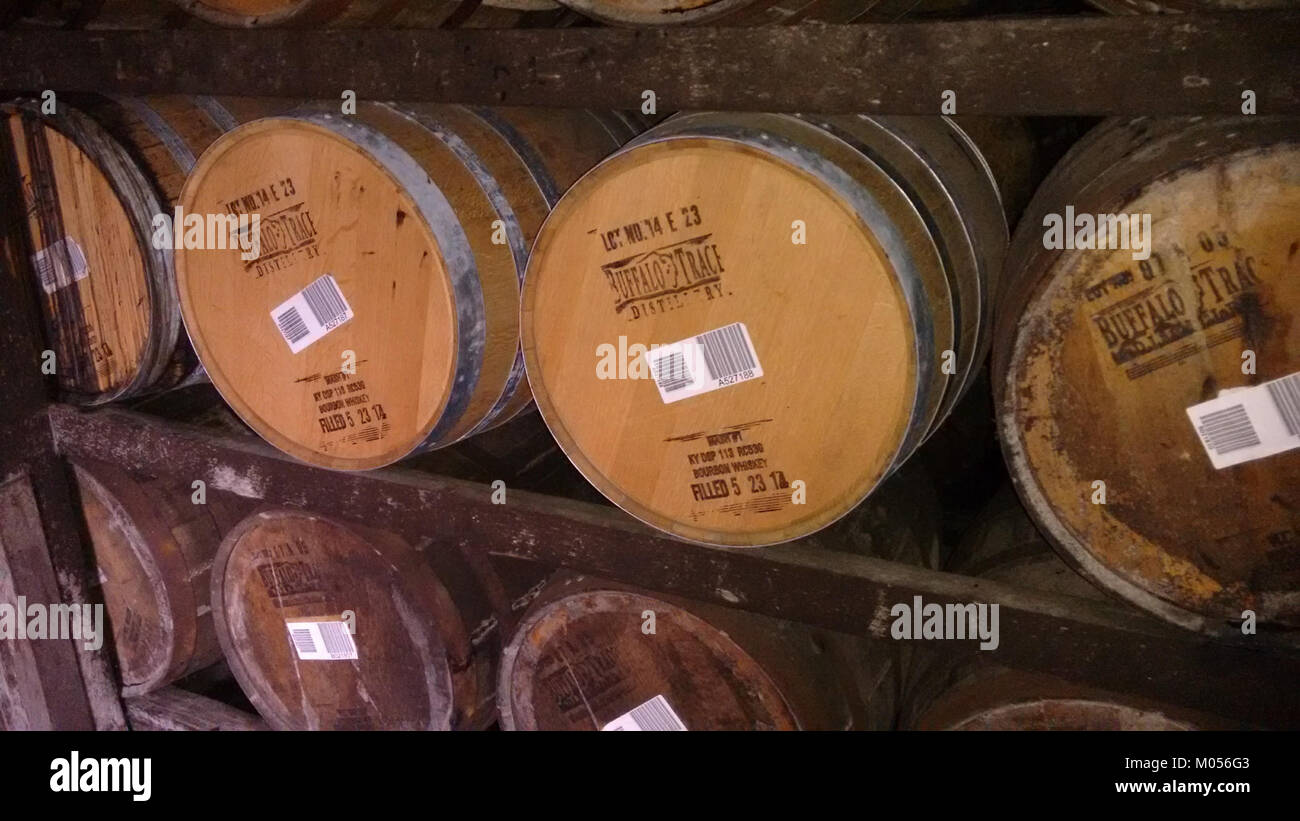Buffalo Trace distillery in Kentucky is known for its production of ...