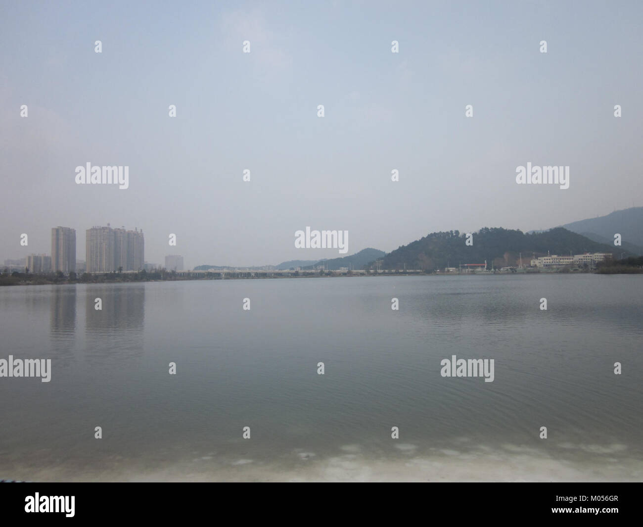 Bridge over Meixi Lake, picture4 Stock Photo - Alamy