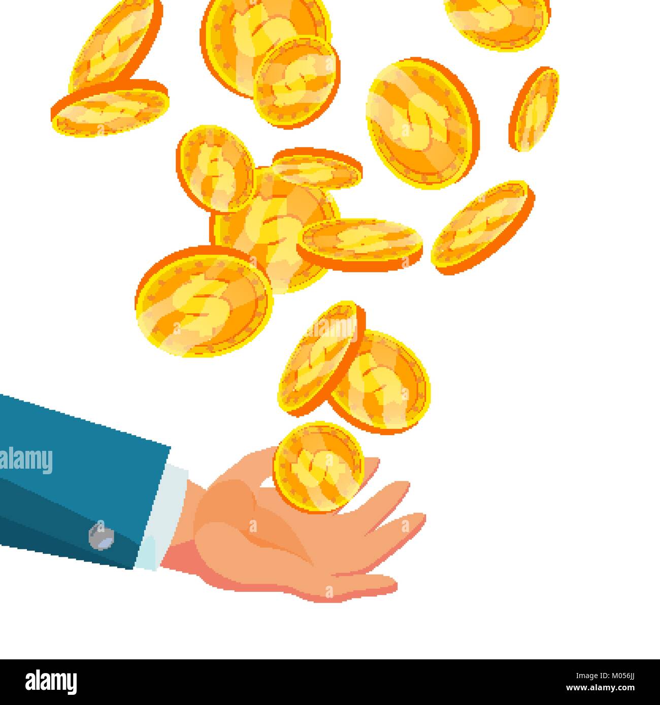 Gold Coins Clipart Falling