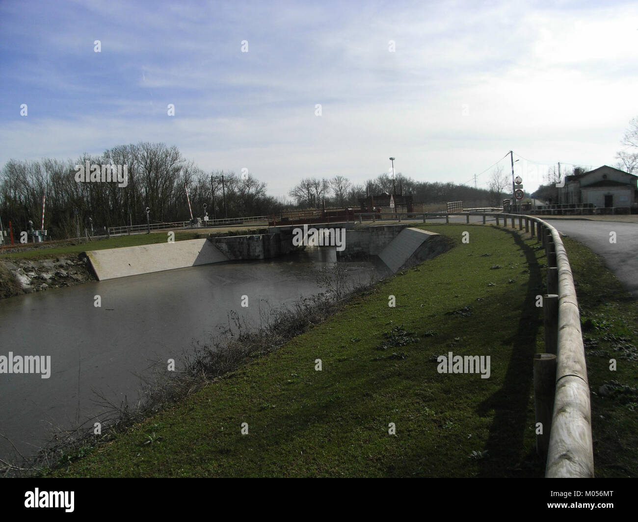 The Canal Marans-La Rochelle is an important waterway in France ...
