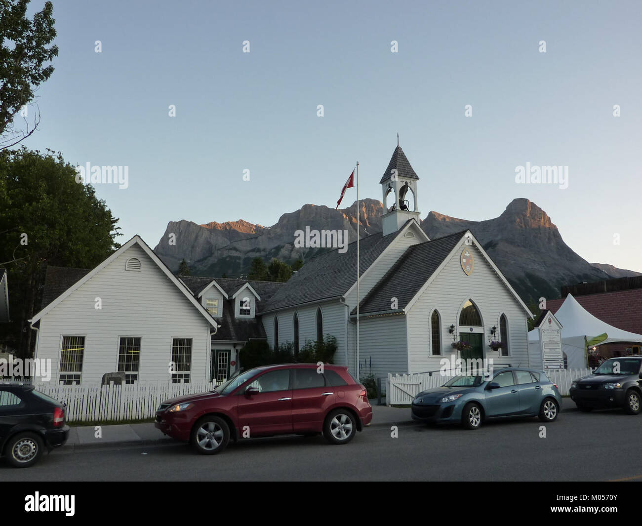 The Ralph Connor Memorial United Church in Canmore, Alberta, Canada, is ...