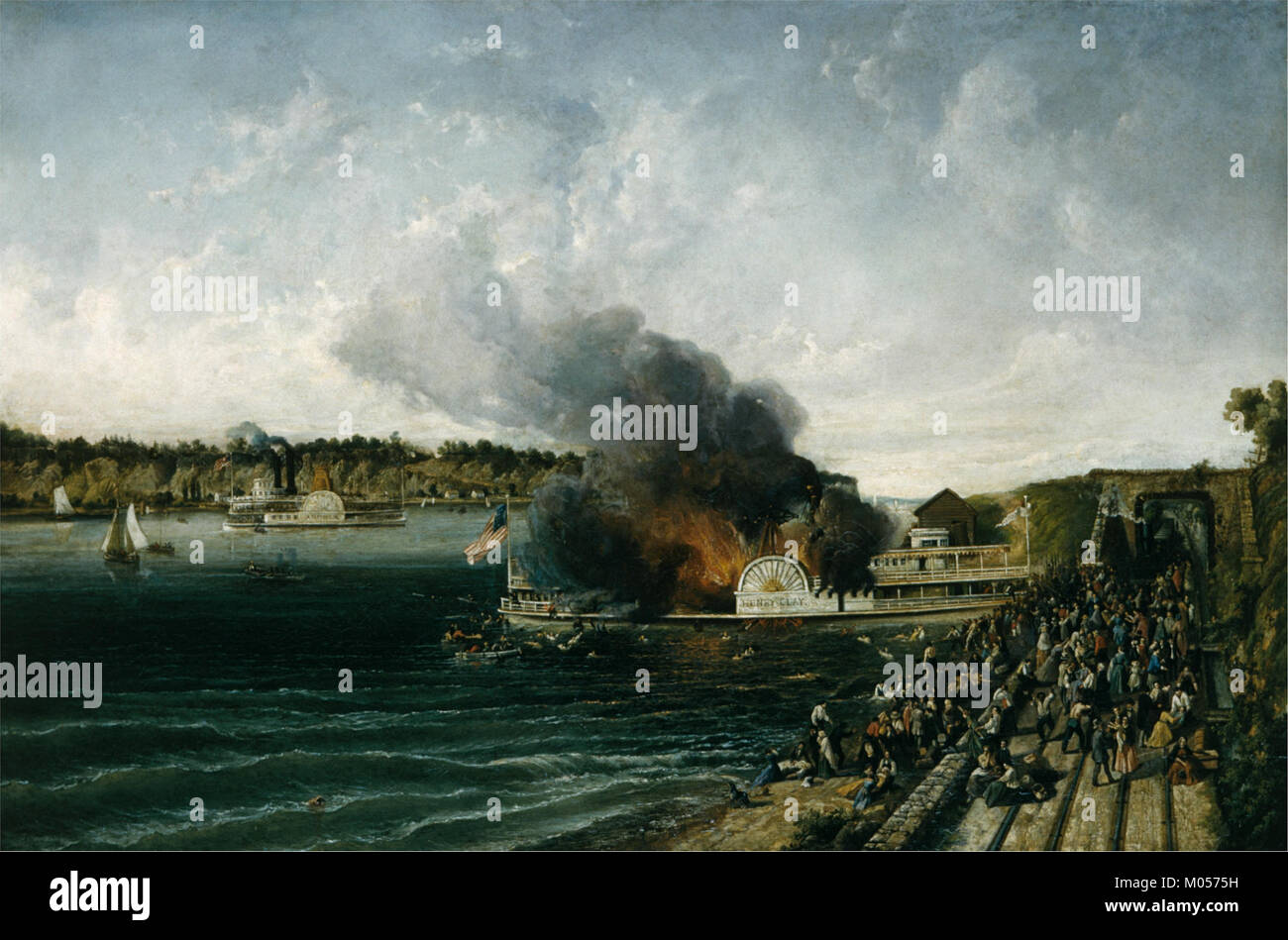The Burning of the Sidewheeler Henry Clay is an event that recalls the ...