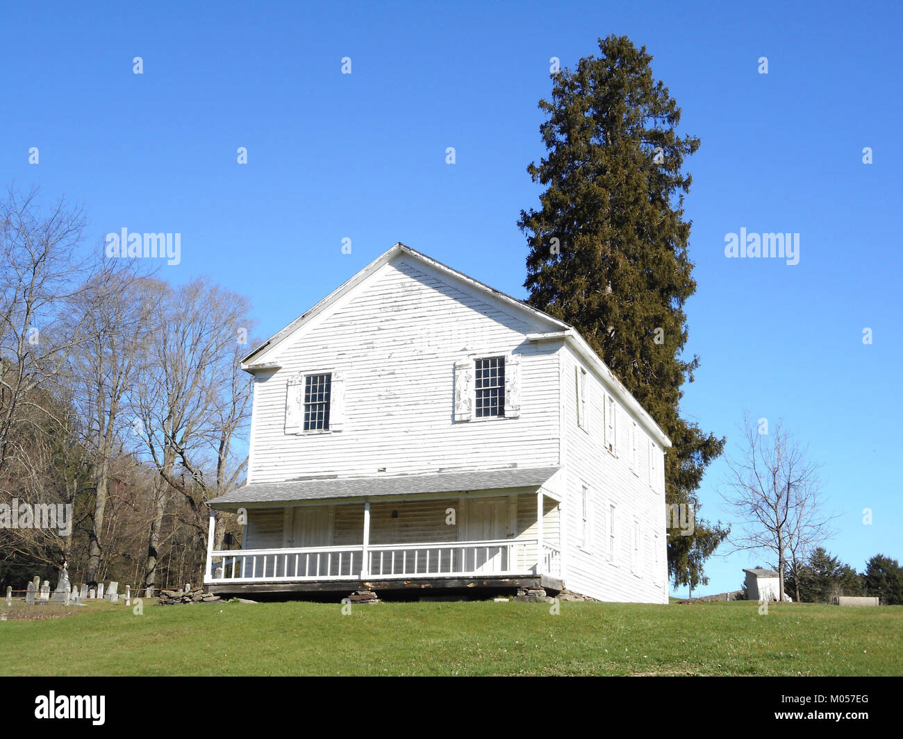 The Burlington ME church in BradCo, Pennsylvania, is listed on the ...