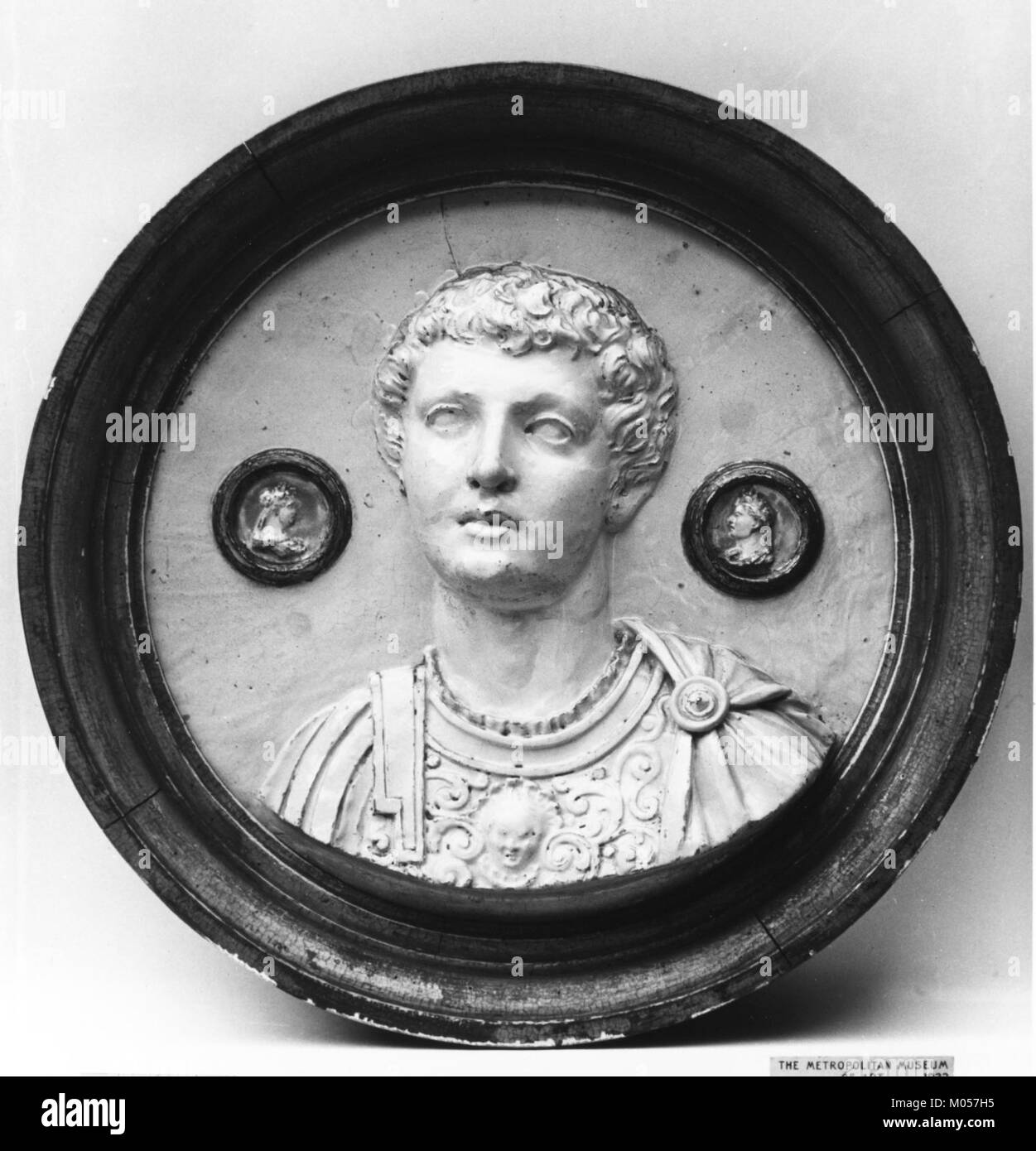 This bust, one of a pair, depicts a man and is part of the collection ...