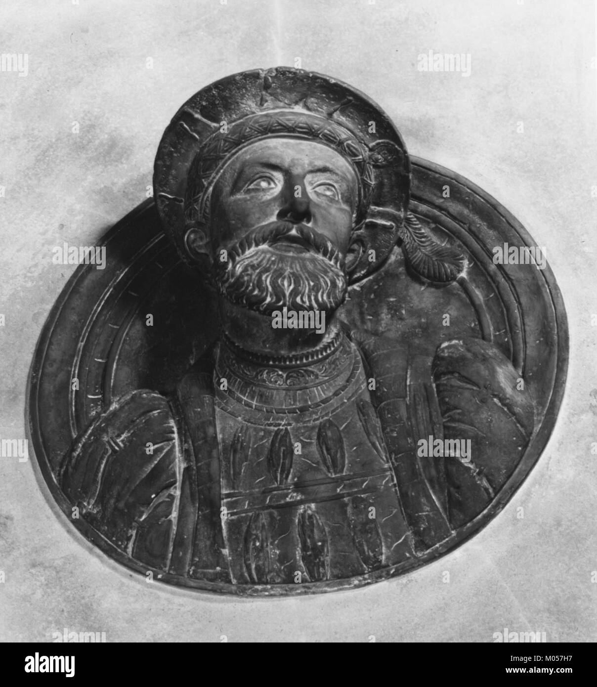 This bust represents a gentleman in contemporary dress, reflecting the ...