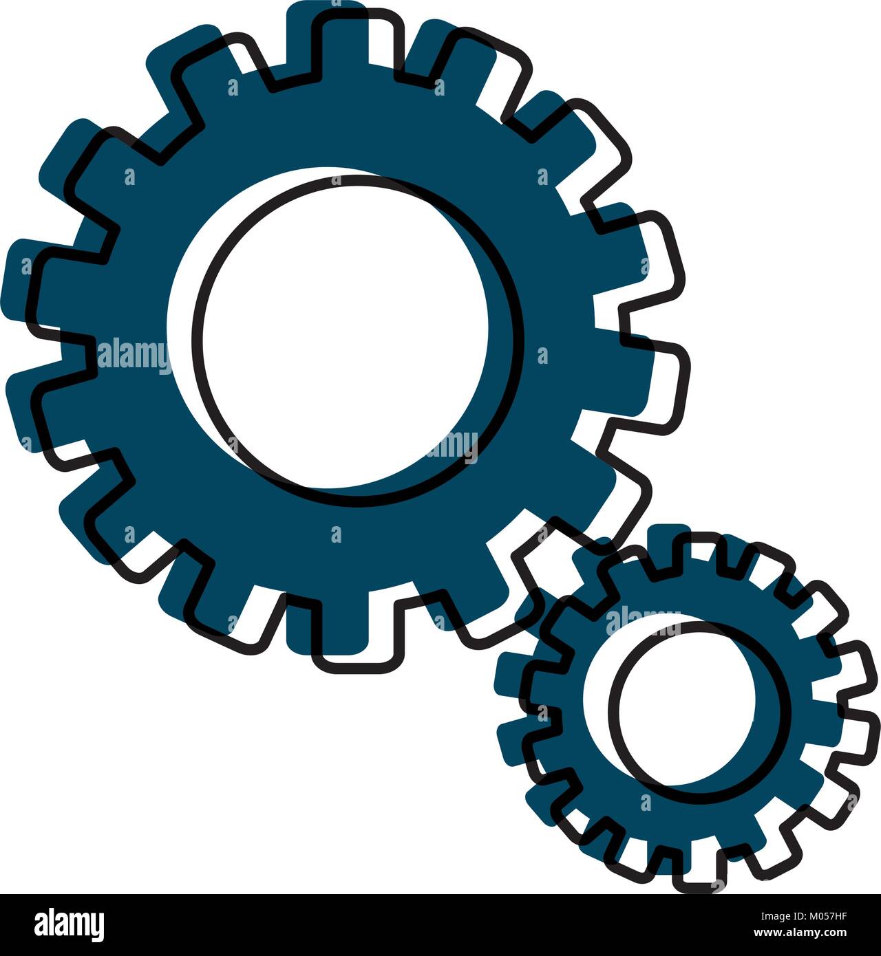 Isolated gear design Stock Vector Image & Art - Alamy