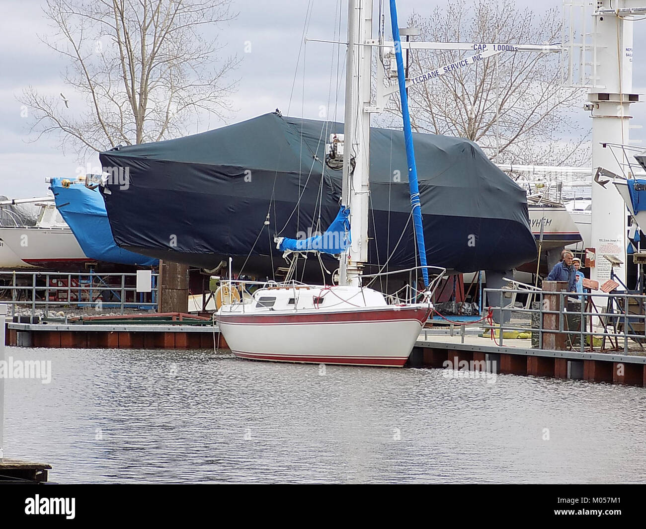 The Cal 27, a compact sailboat model, known for its small size and ease ...