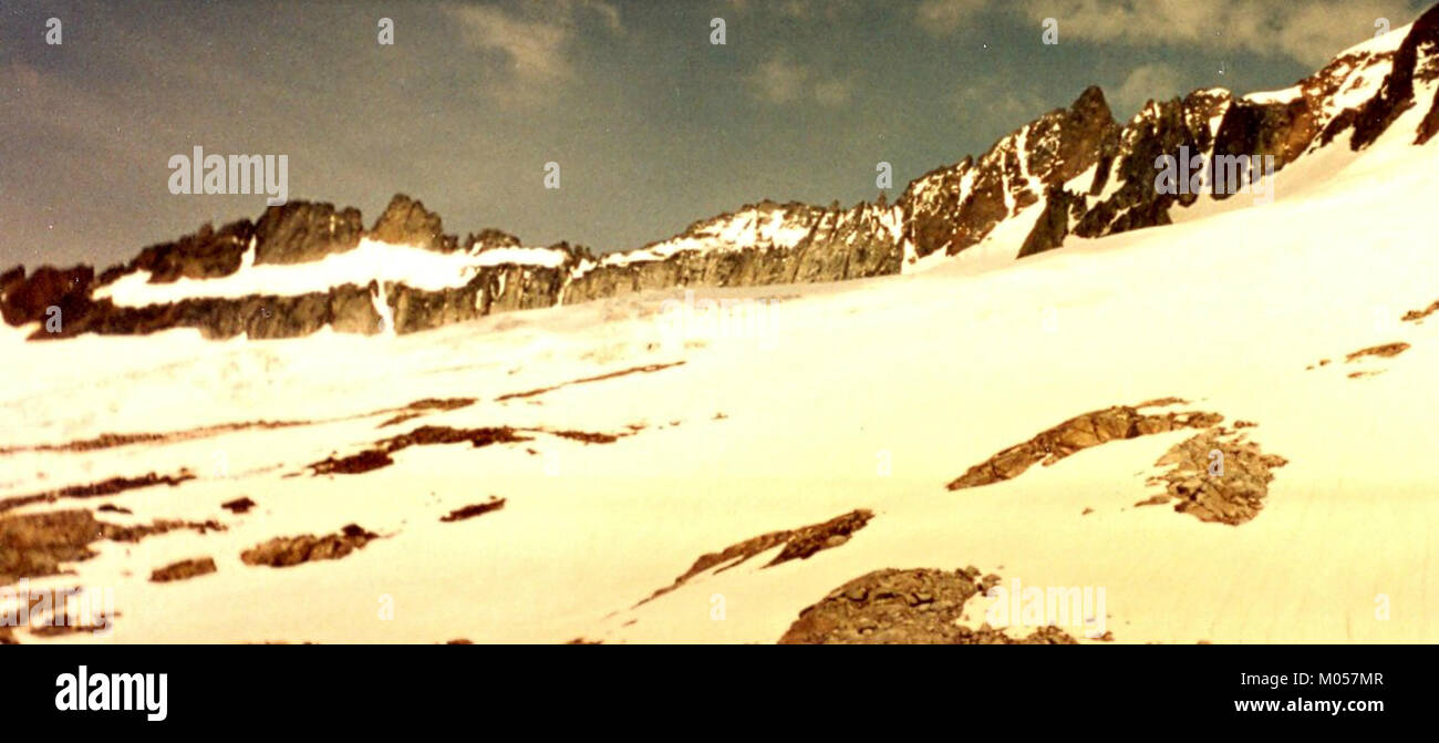 Boston Peak and Quien Sabe Glacier are located in the North Cascades ...