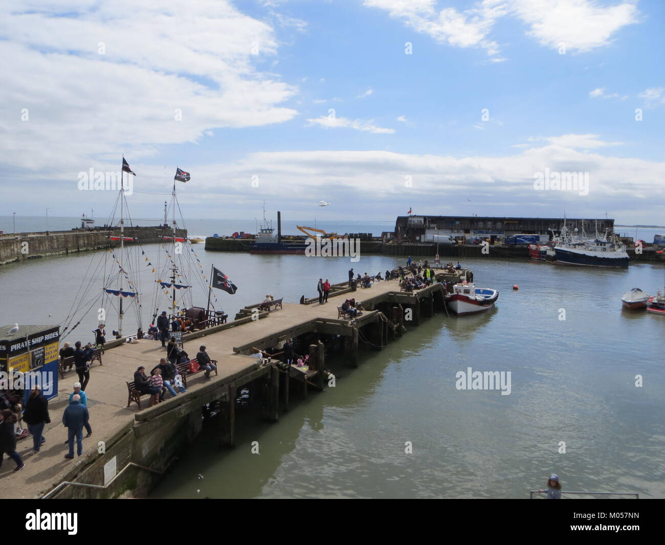 This image of Bridlington, a coastal town in East Yorkshire, England ...