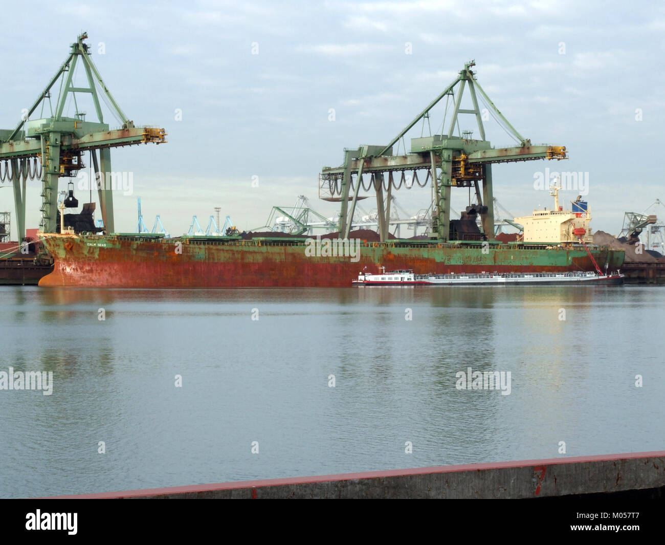 'Calm Seas' (IMO 9184835) is a vessel docked at the Mississippi harbour ...