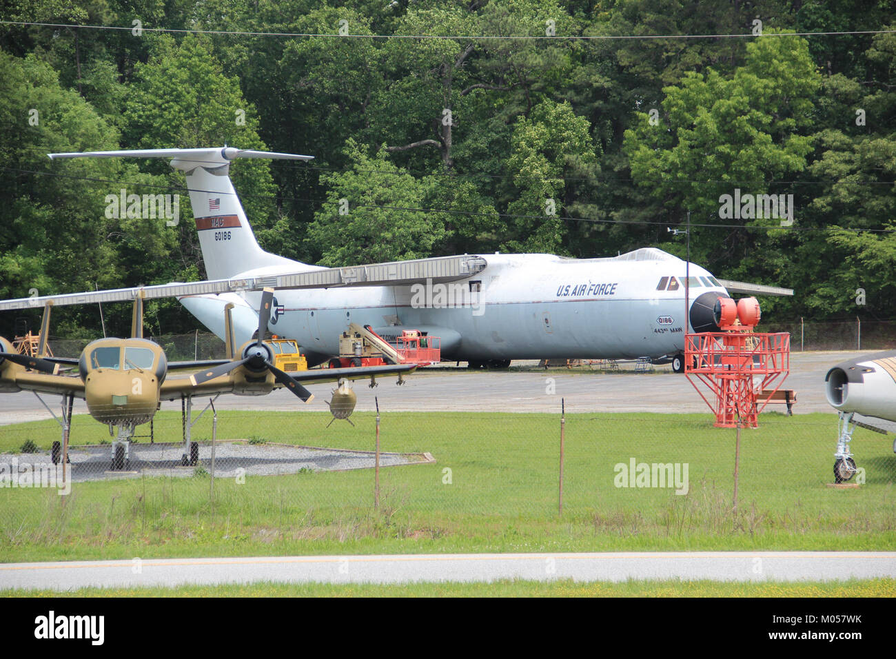 The C-141 Marietta Museum Aviation Wing, located in Marietta, Georgia ...