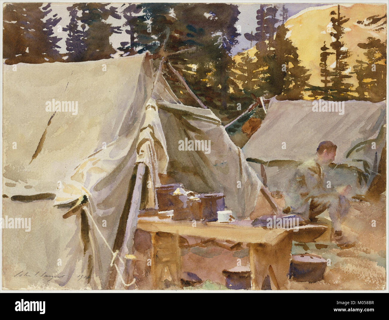 The Camp at Lake O'Hara is located in the Canadian Rockies, known for ...