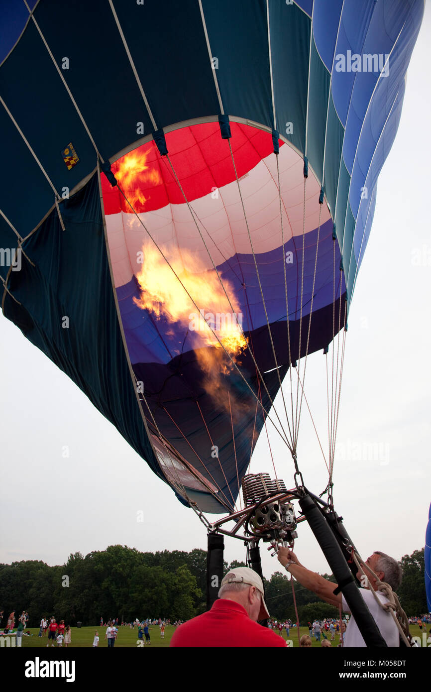 Hot Air Balloon Jubilee Festival, Decatur, Alabama Stock Photo - Alamy