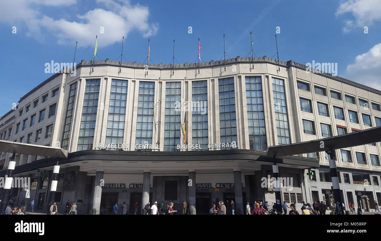 Brussels-Central Station, located in Belgium, is a major transportation hub. Known for its ...