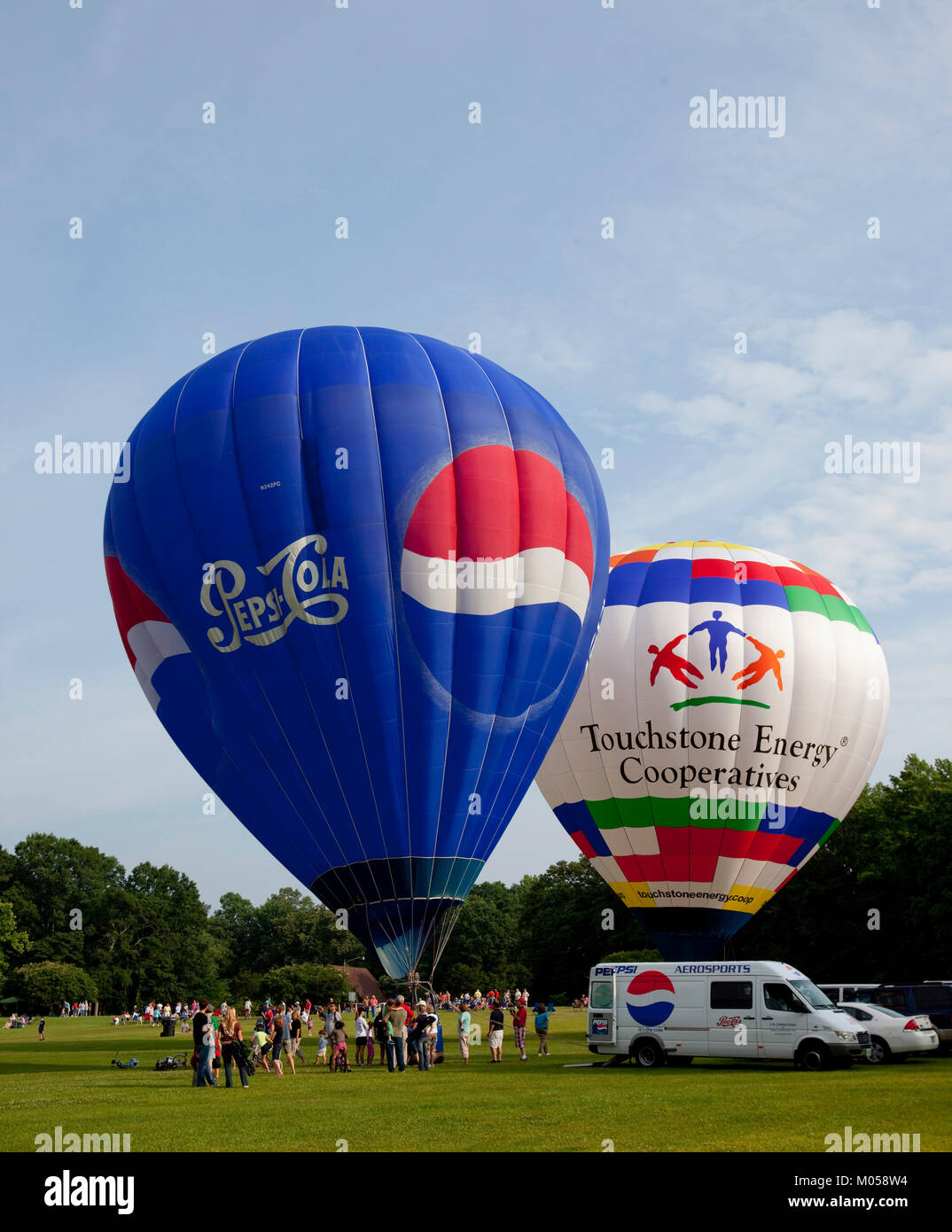 Hot Air Balloon Jubilee Festival, Decatur, Alabama Stock Photo - Alamy