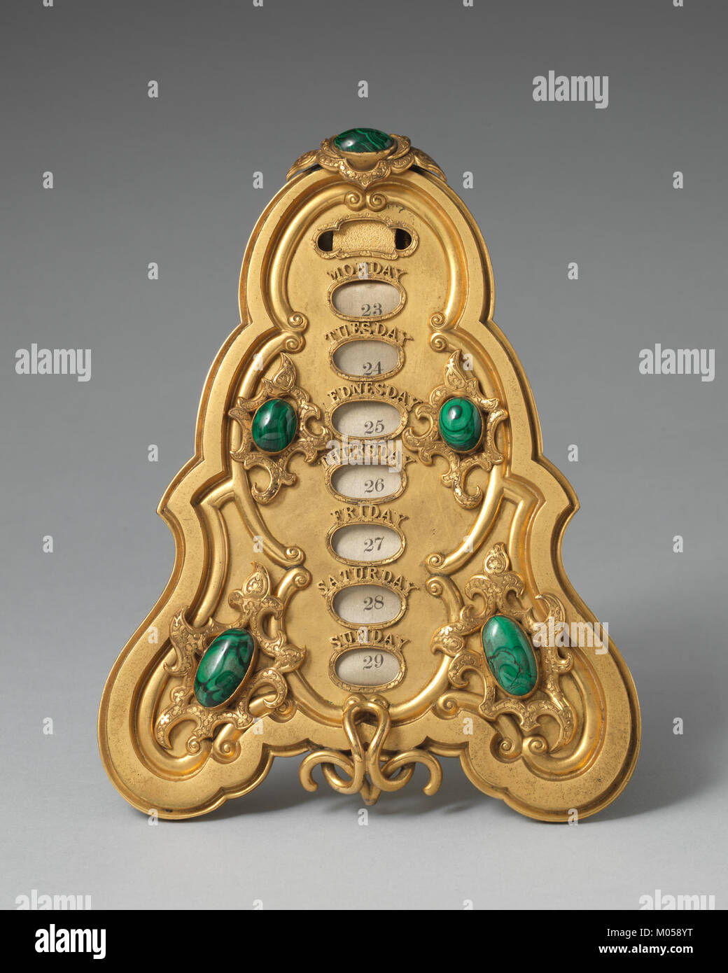 This calendar, part of a larger set, is displayed in the MET collection ...