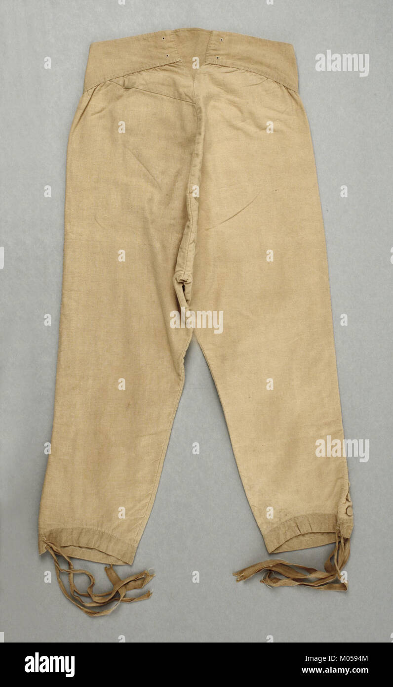 This item, a pair of breeches from the MET collection (1976.148.1 B ...