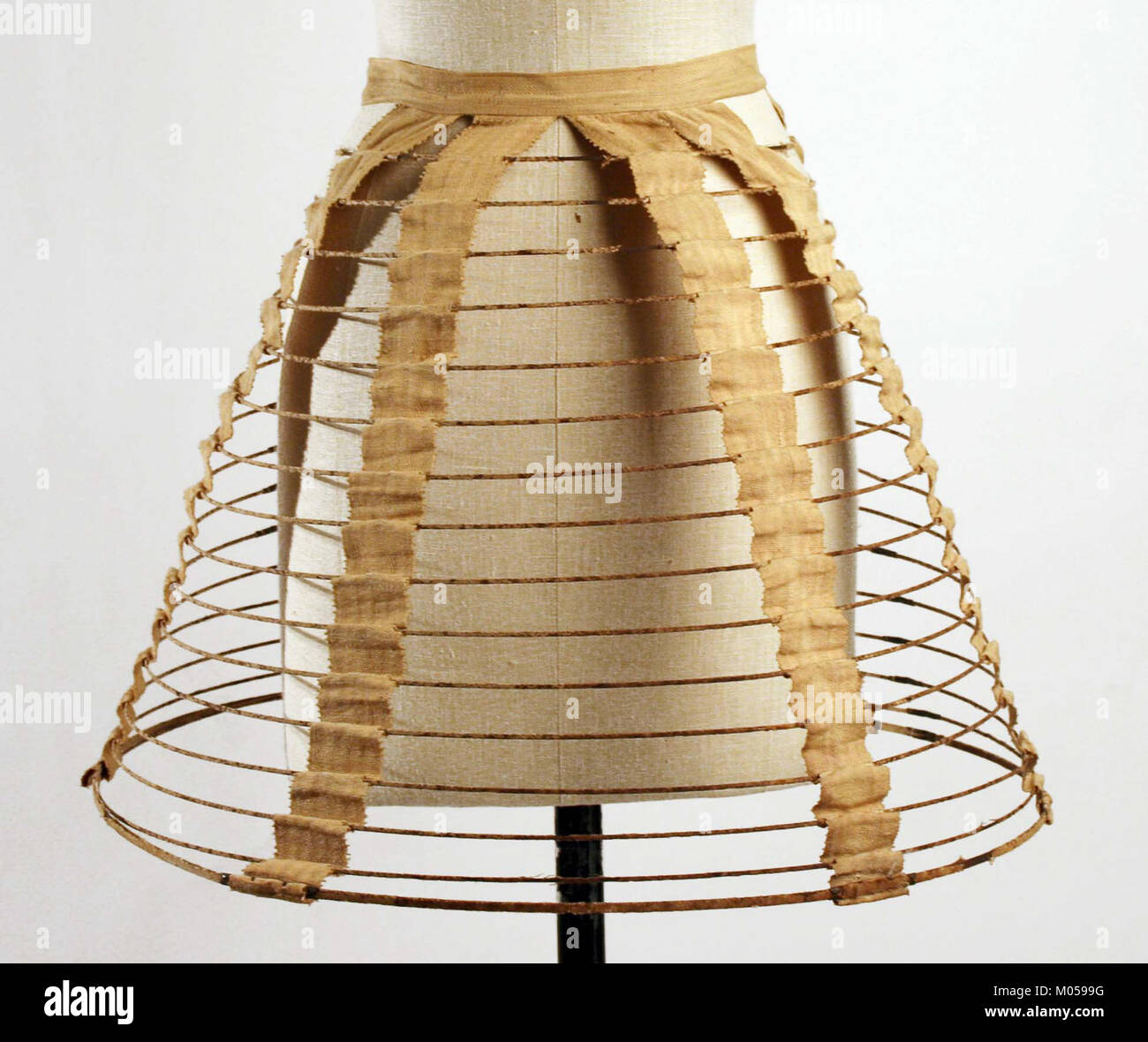 This historical garment, a cage crinoline, is part of the Metropolitan ...