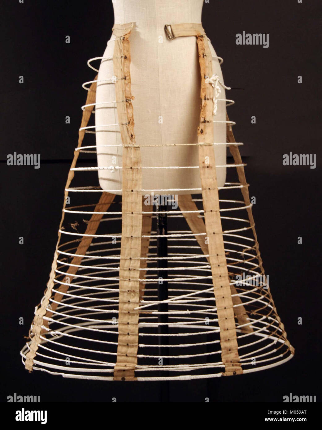 This historical garment, the cage crinoline, is a fashion item from the ...