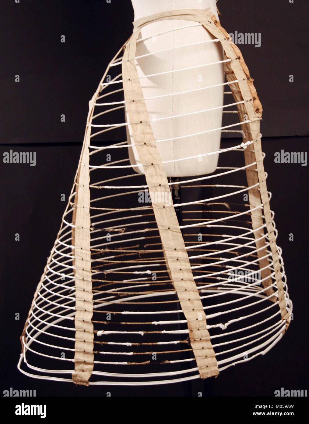 The cage crinoline, an undergarment from the mid-19th century, was used ...