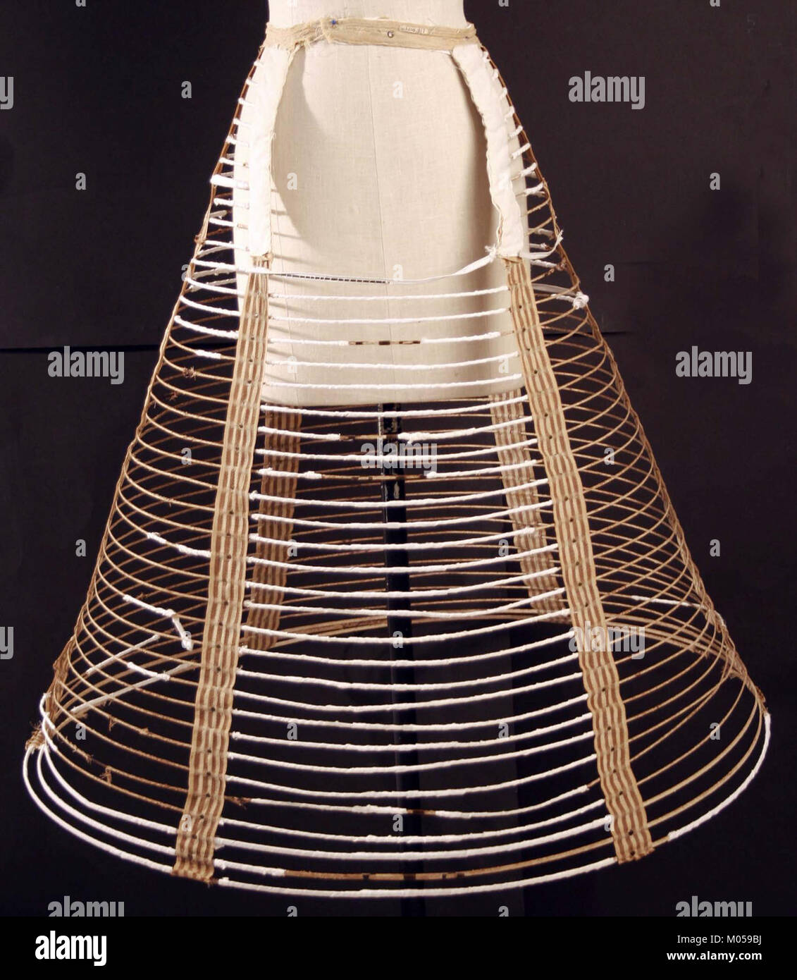 This cage crinoline, part of the MET collection (CI41.110.317 F), is a ...