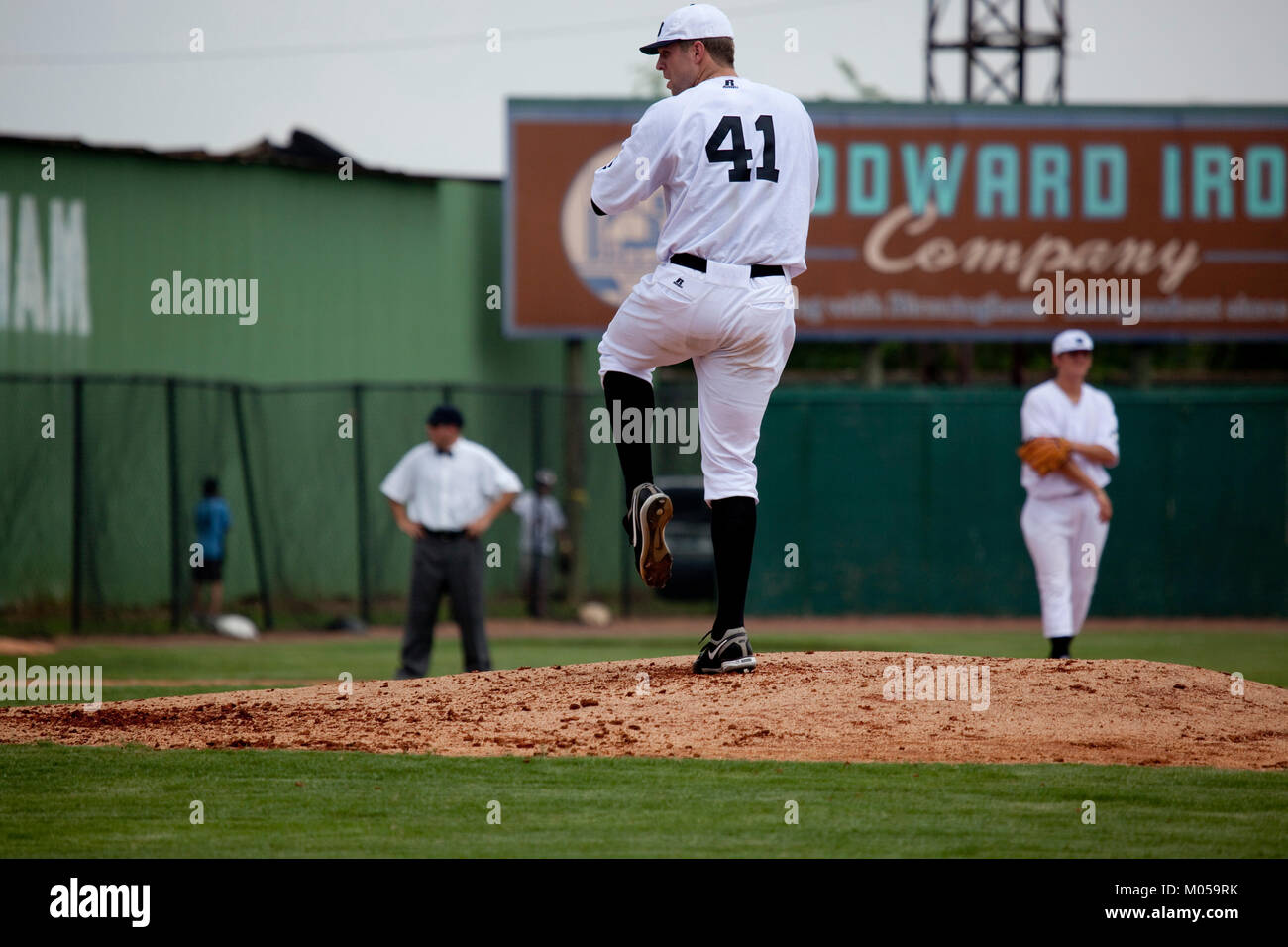 Pitcher on the Mound Stock Photo - Alamy