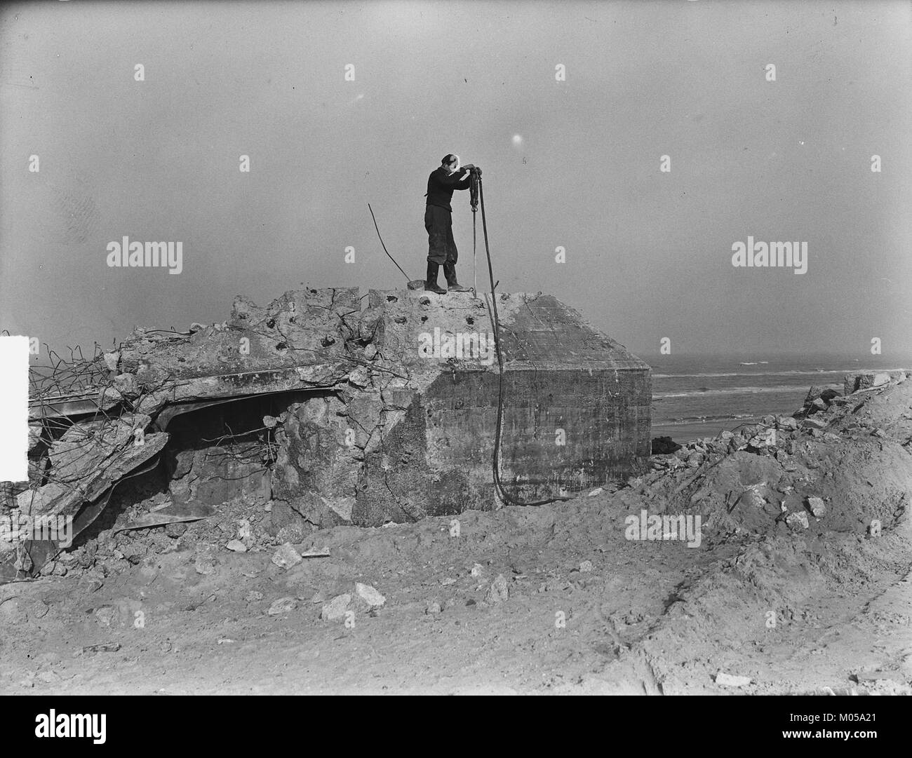 World war ii remnants Black and White Stock Photos & Images - Alamy