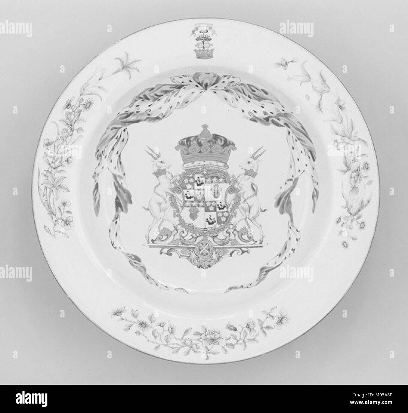 This bowl, part of a larger service, is a fine example of decorative ...