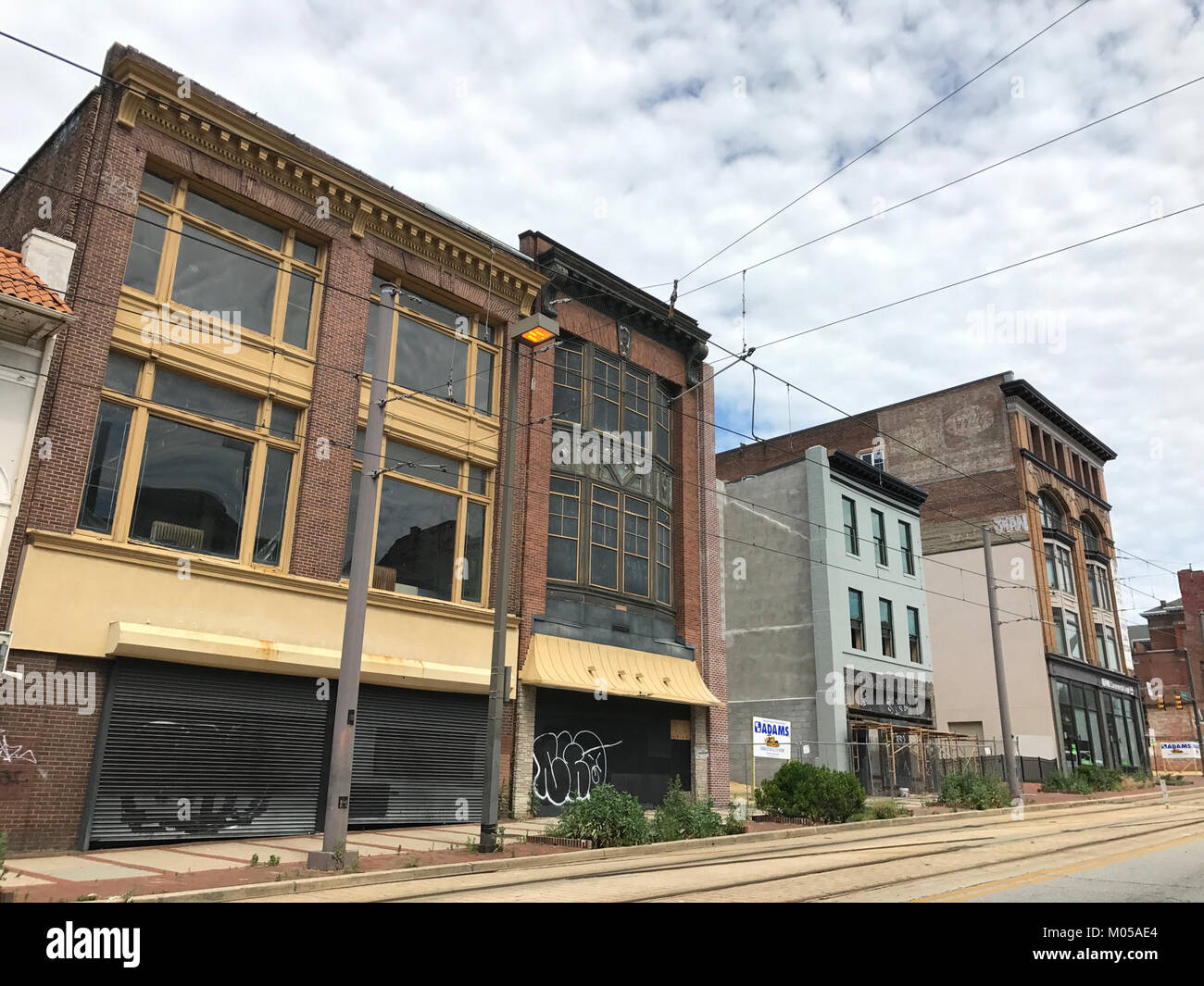 Howard Street in Baltimore, Maryland, is home to a variety of ...