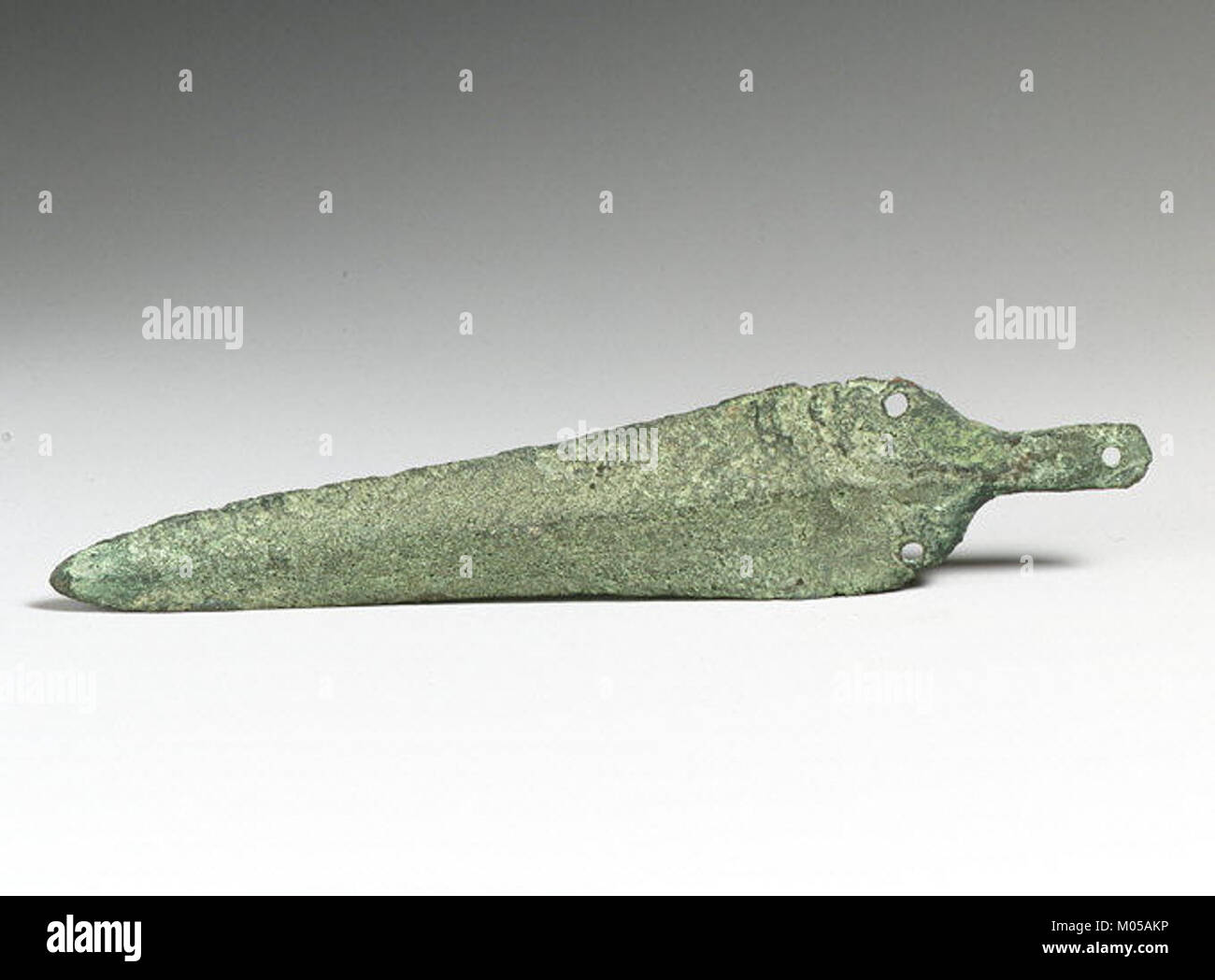 The bronze dagger blade, MET DP9032, is an ancient artifact held in the ...