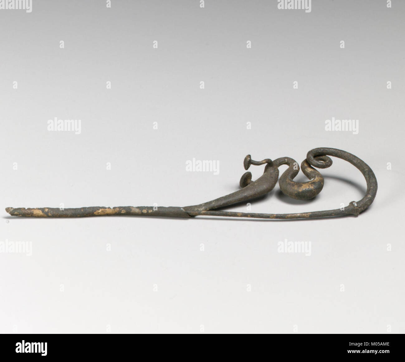 The bronze dragon-type fibula, dating back to the early medieval period ...