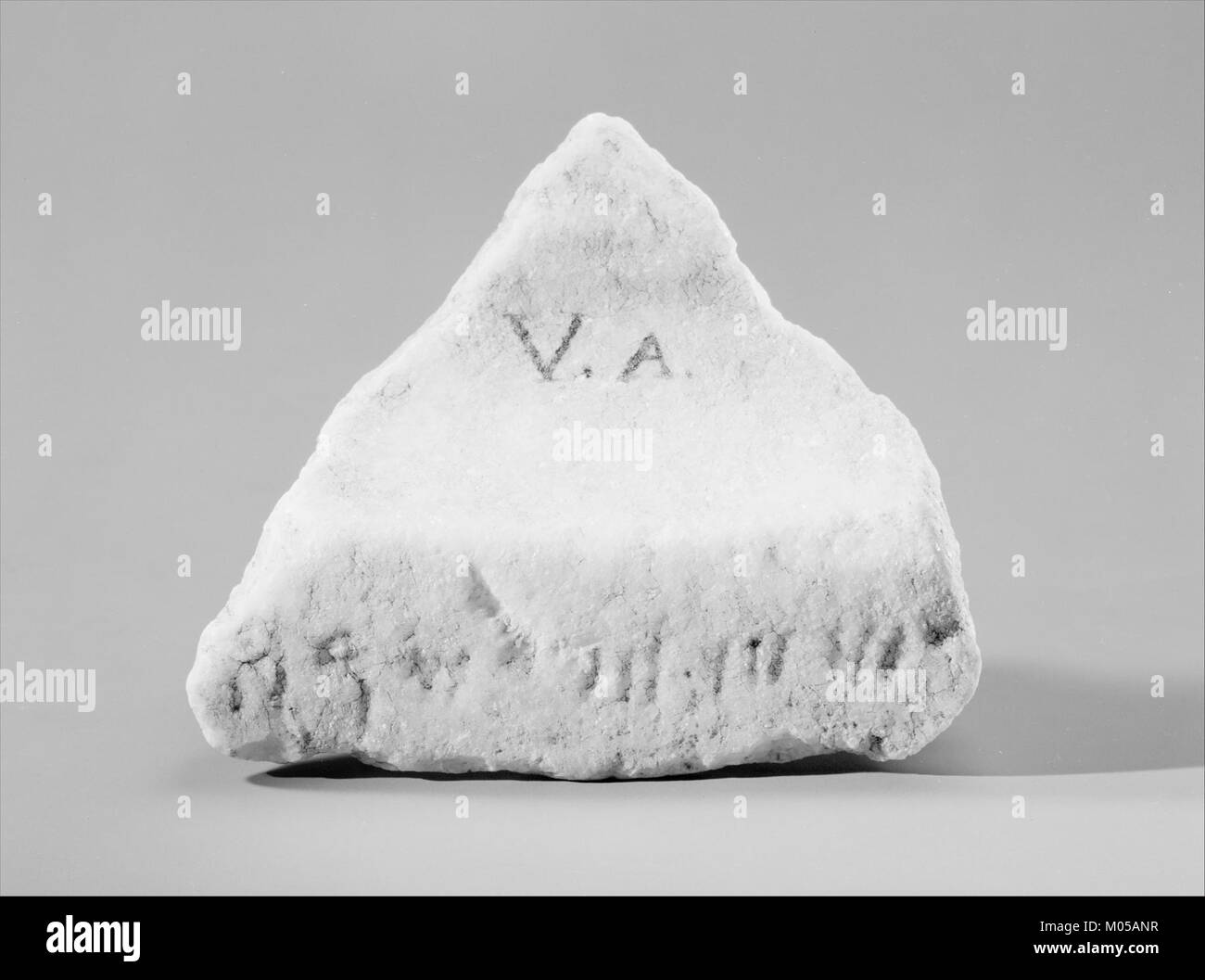This bowl fragment, featuring a Phoenician inscription, is part of the ...