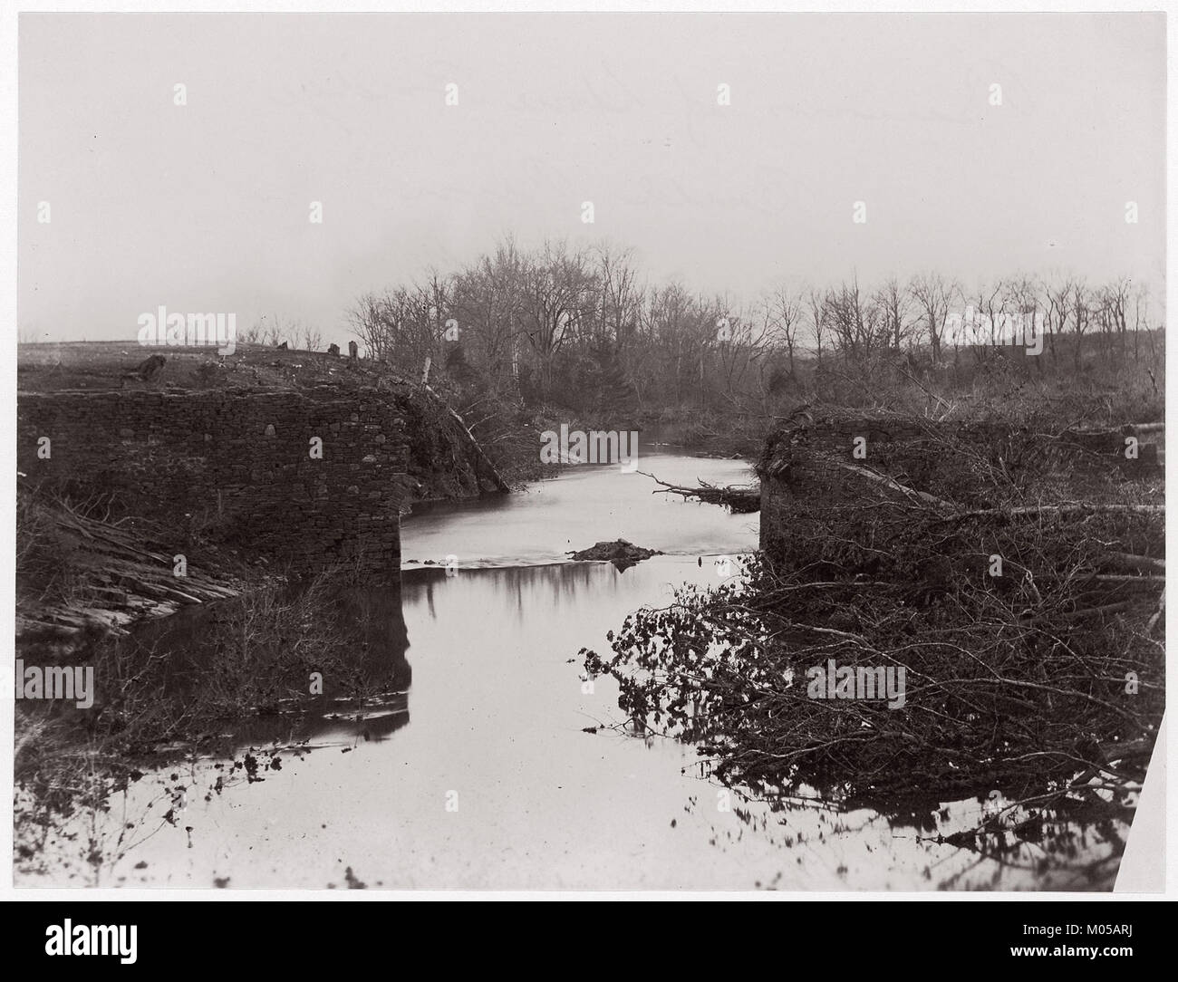 The Stone Bridge at Bull Run, Virginia, is a significant historical ...