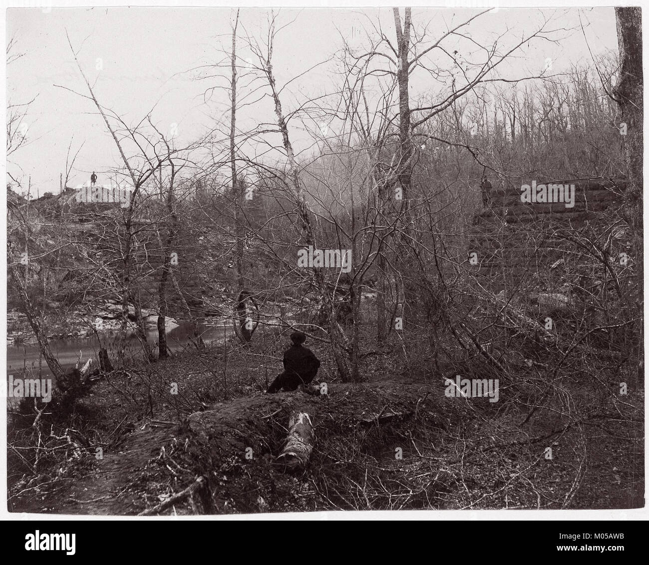 This image depicts the Battle of Blackburn's Ford, a significant early ...