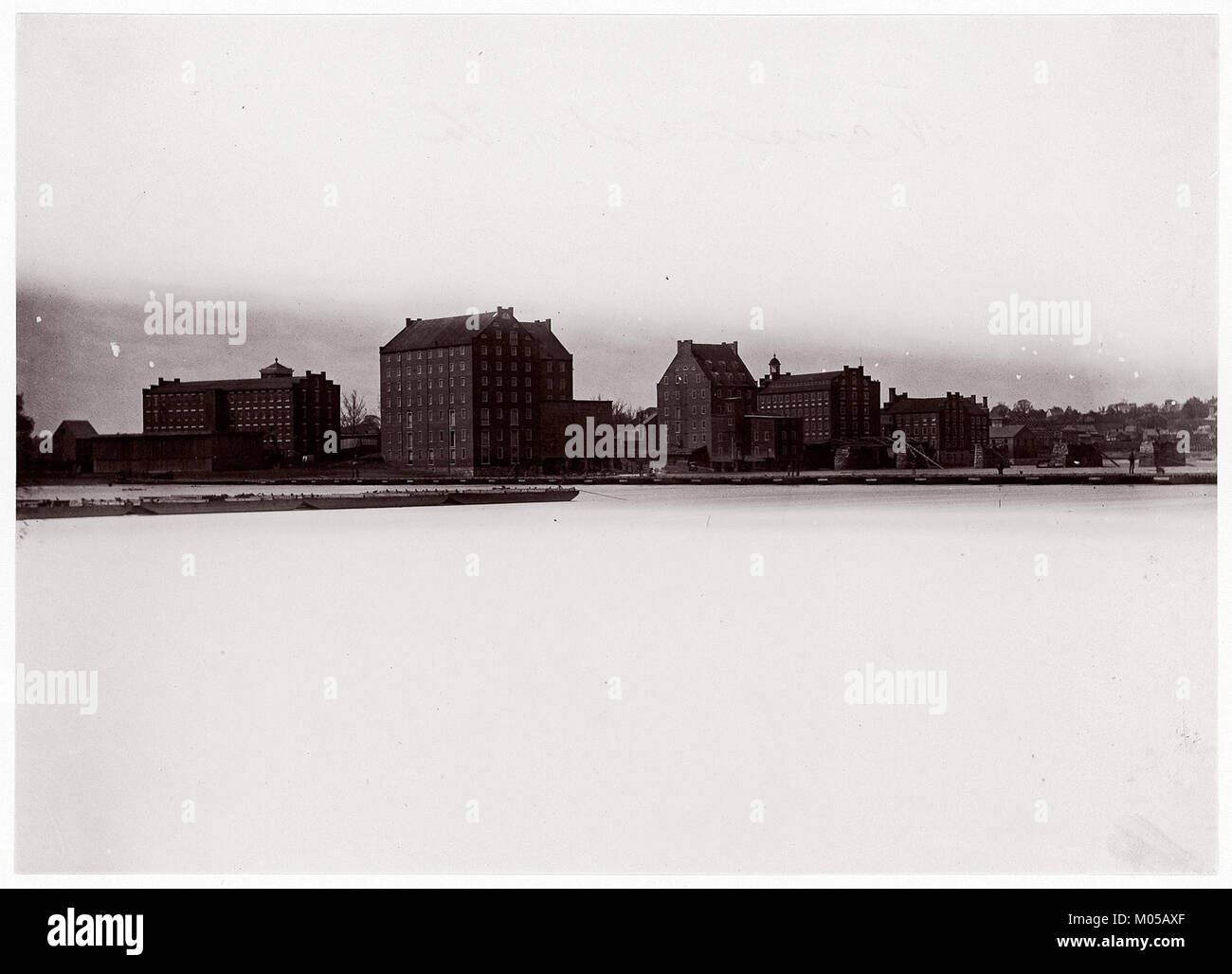 This photograph shows the camp of the Construction Corps, U.S. Military ...