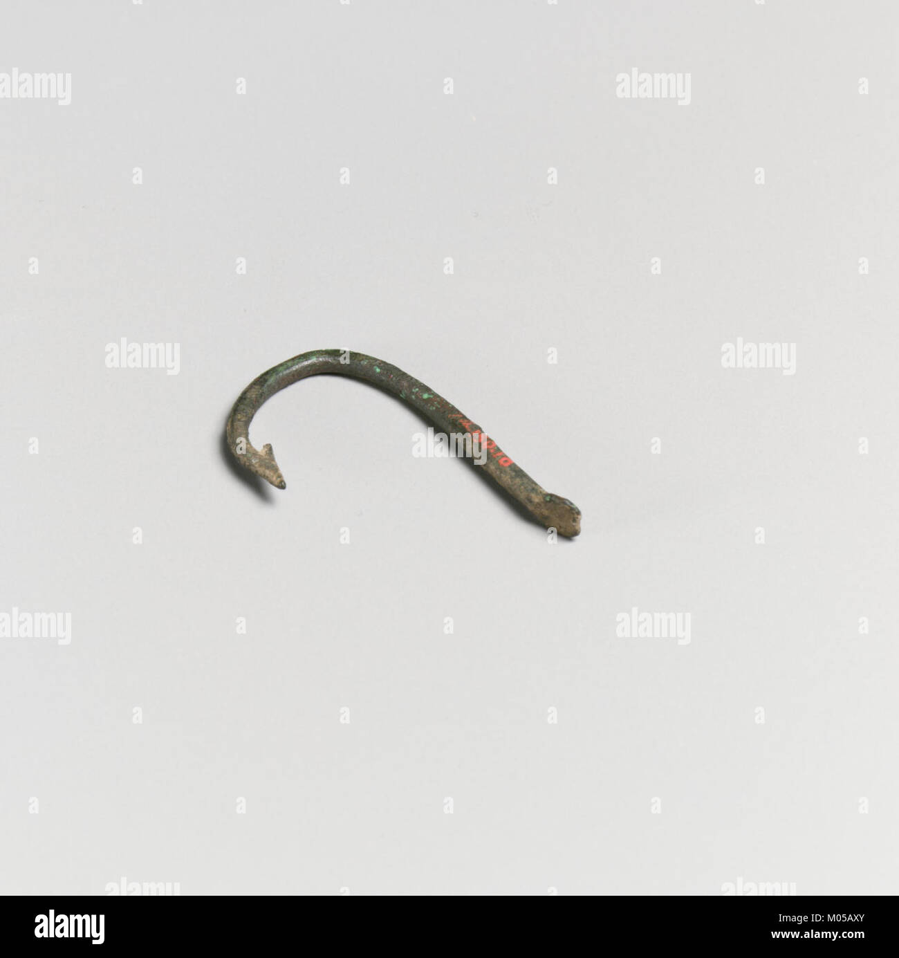 This bronze fish hook, part of the Metropolitan Museum of Art's ...