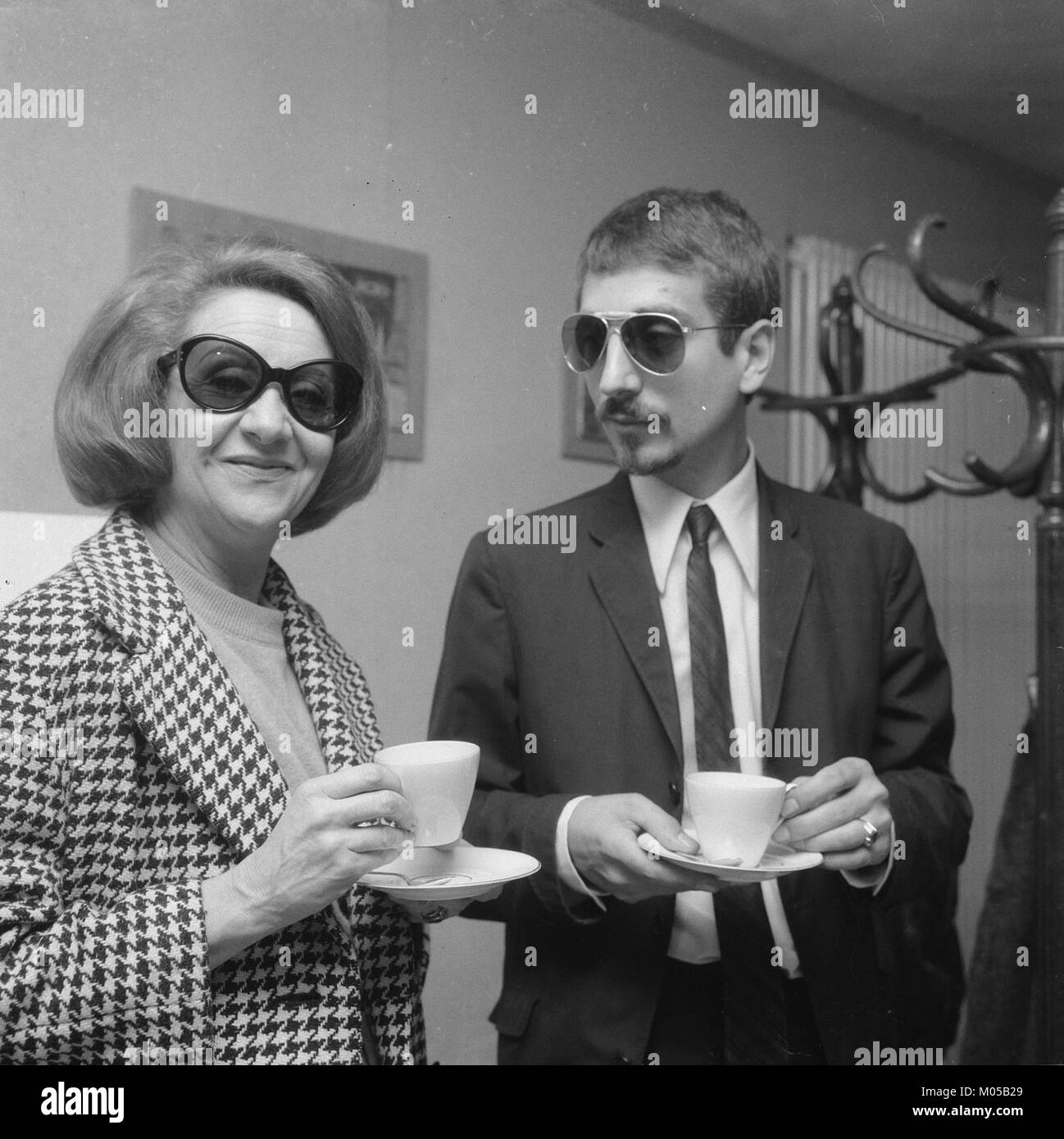 Conny Stuart, a renowned Dutch cabaret artist and singer, and jazz ...