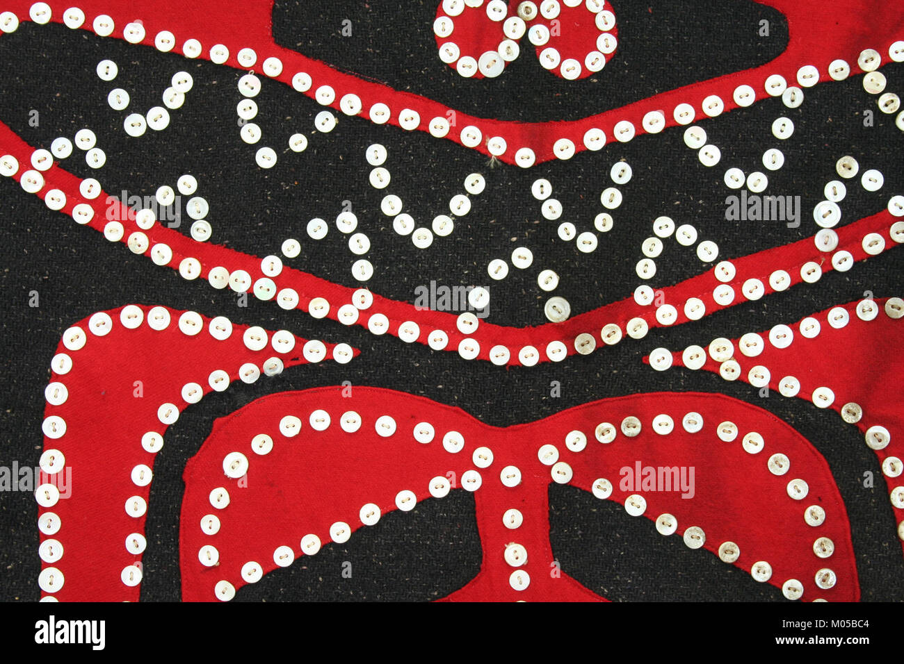 The Button Blanket, cataloged under MET TR.165.32.2011 b, is a ...