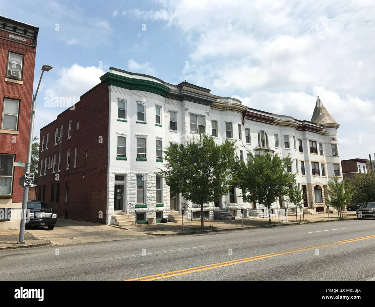 This photograph features a building located on 25th Street in Baltimore ...