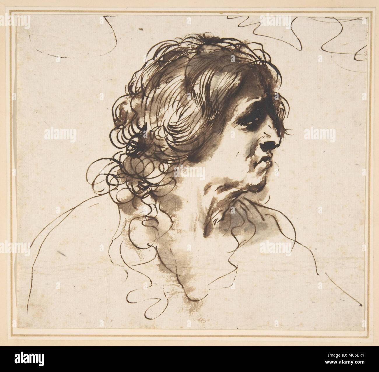 Right facing bust hi-res stock photography and images - Alamy