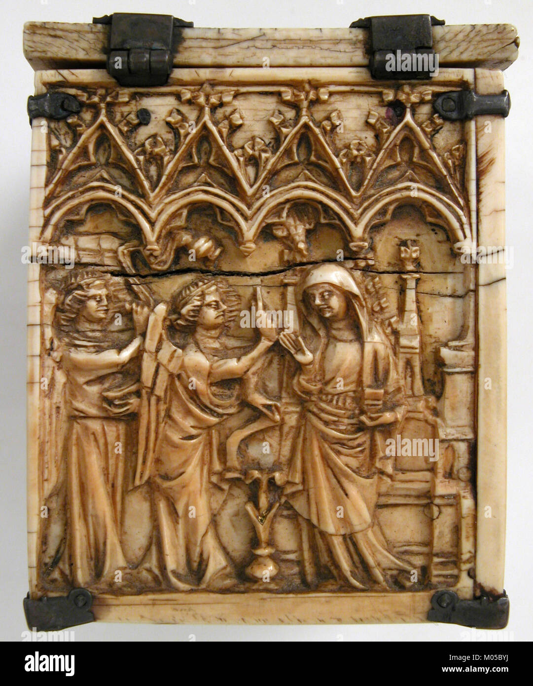 This box, held in the MET collection, depicts scenes from the infancy ...